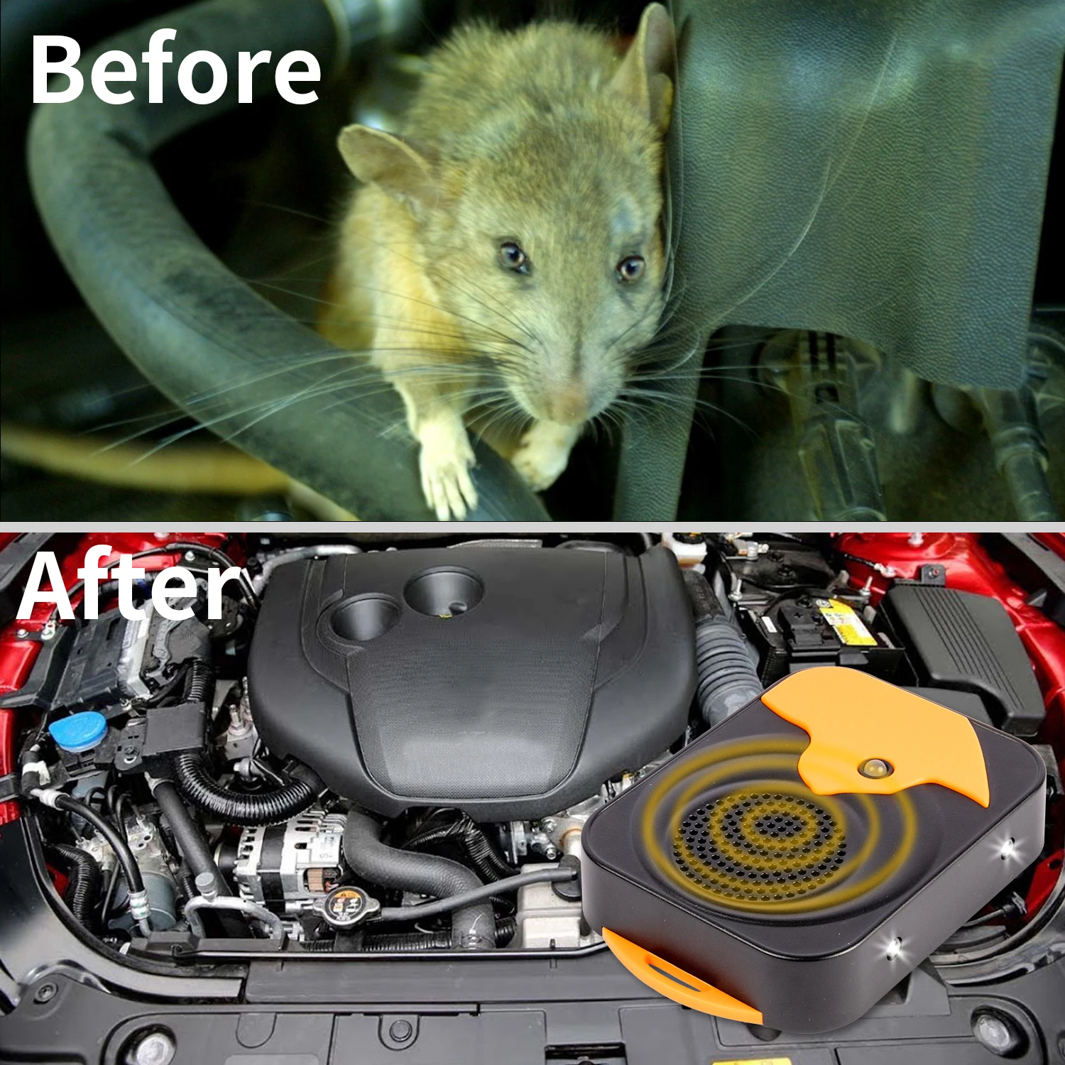 X-pest Oem Factory Vehicle Marten Ultrasonic Mouse Repeller Protect Car ...