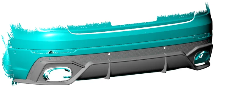 2021-2024year Rsq8 Carbon Fiber Material Rear Bumper Diffuser Fit For ...