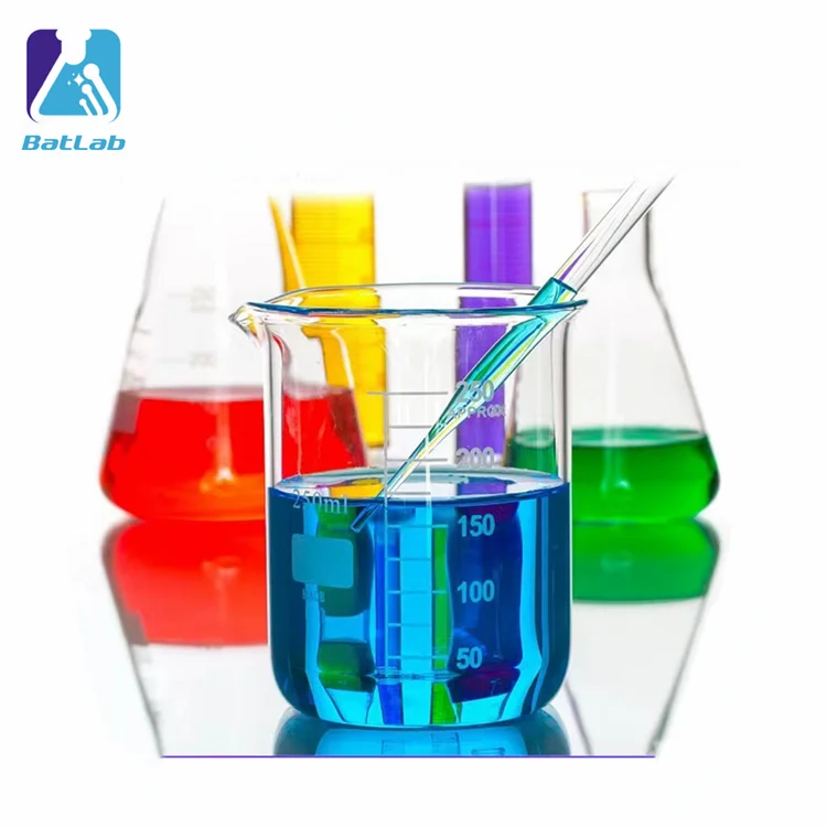 Glass Measuring Beaker and Graduated Measuring Cylinder with Stirring ...