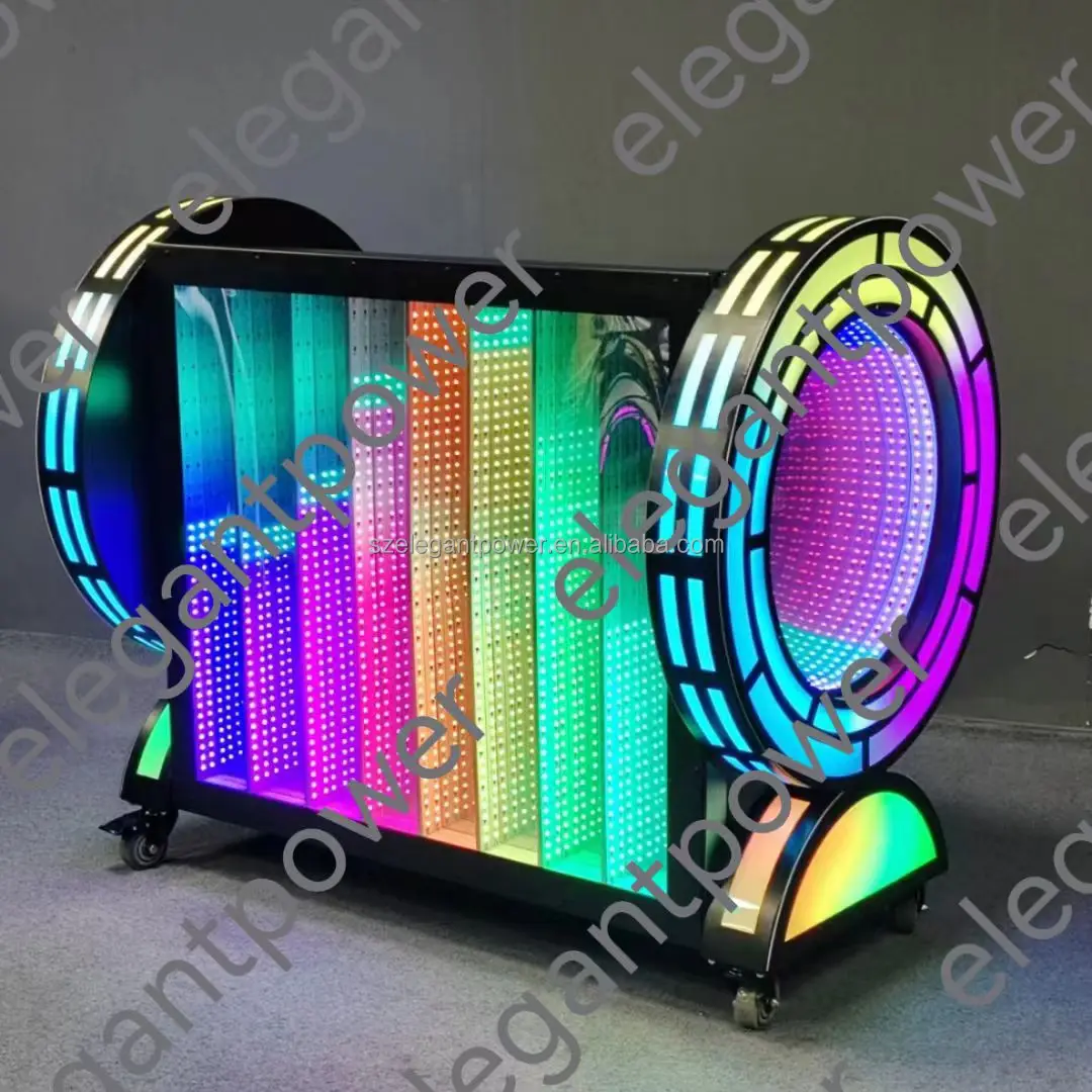Customized Luxury Modern DJ Table Booth for Indoor Parties