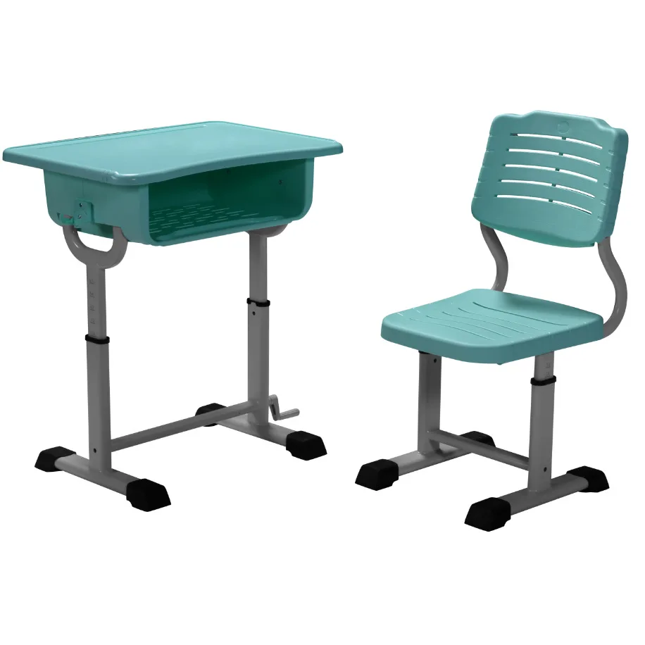 Study Table School Classroom Furniture Student Adjustable Chairs And ...