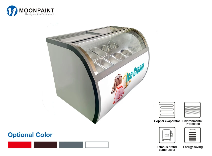 Mini Ice Cream Freezer - Perfect Display & Cooling Solution