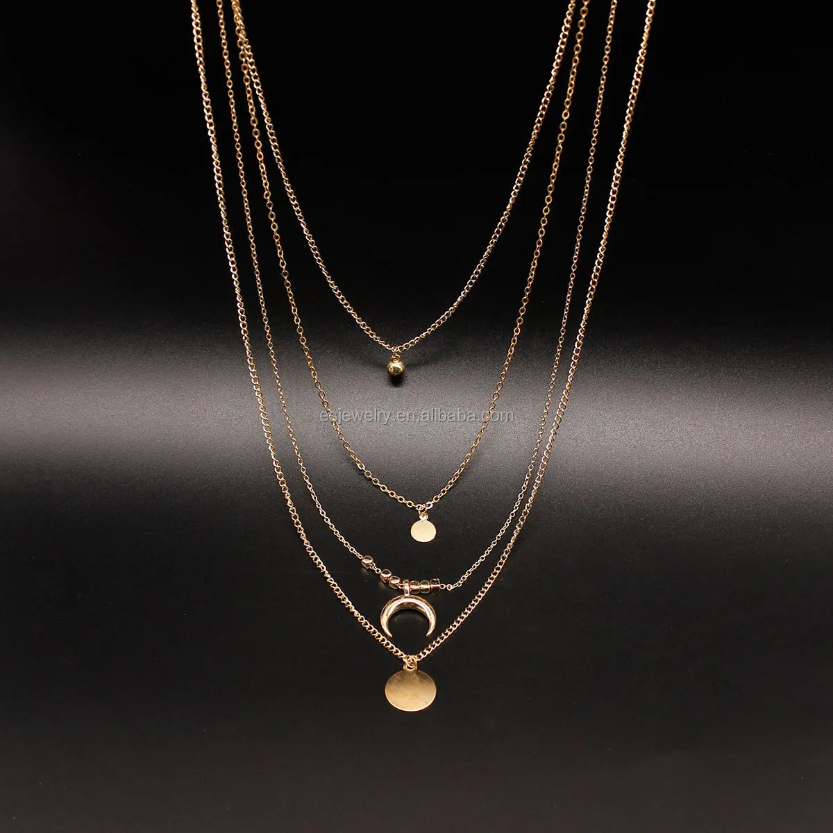 Sexy Body Jewelry Multilayered Layered Choker Necklace Alloy Wedding ...