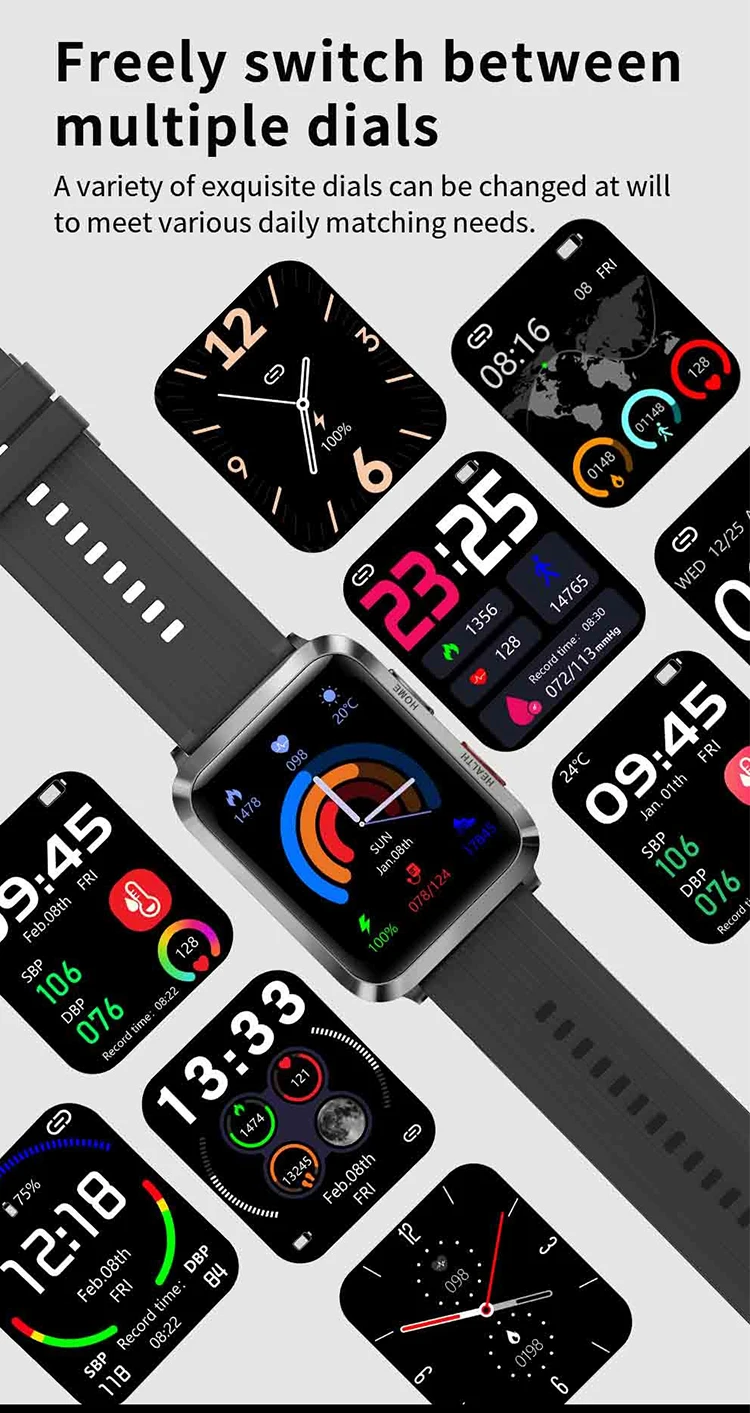 Kids Elderly Keep Health Smart Watch Sos Ppg Gps Ecg Hrv Heart Rate ...