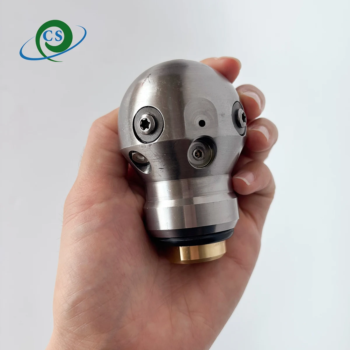 CS High Pressure Drain Jetting Rotating Cutting Ball Nozzle