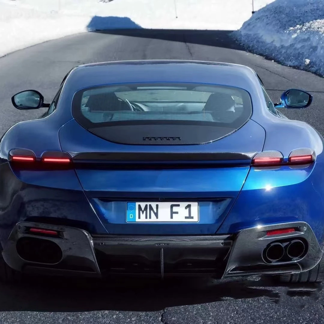 For Ferrari Roma Carbon Fiber Body Kit Roma Upgrades Novit Style Carbon ...