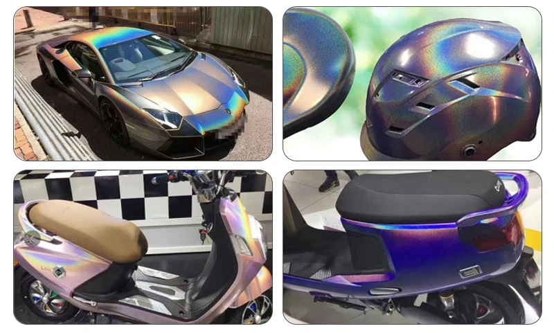 Holographic Pigment for Car Paint - Multi Color Holograms