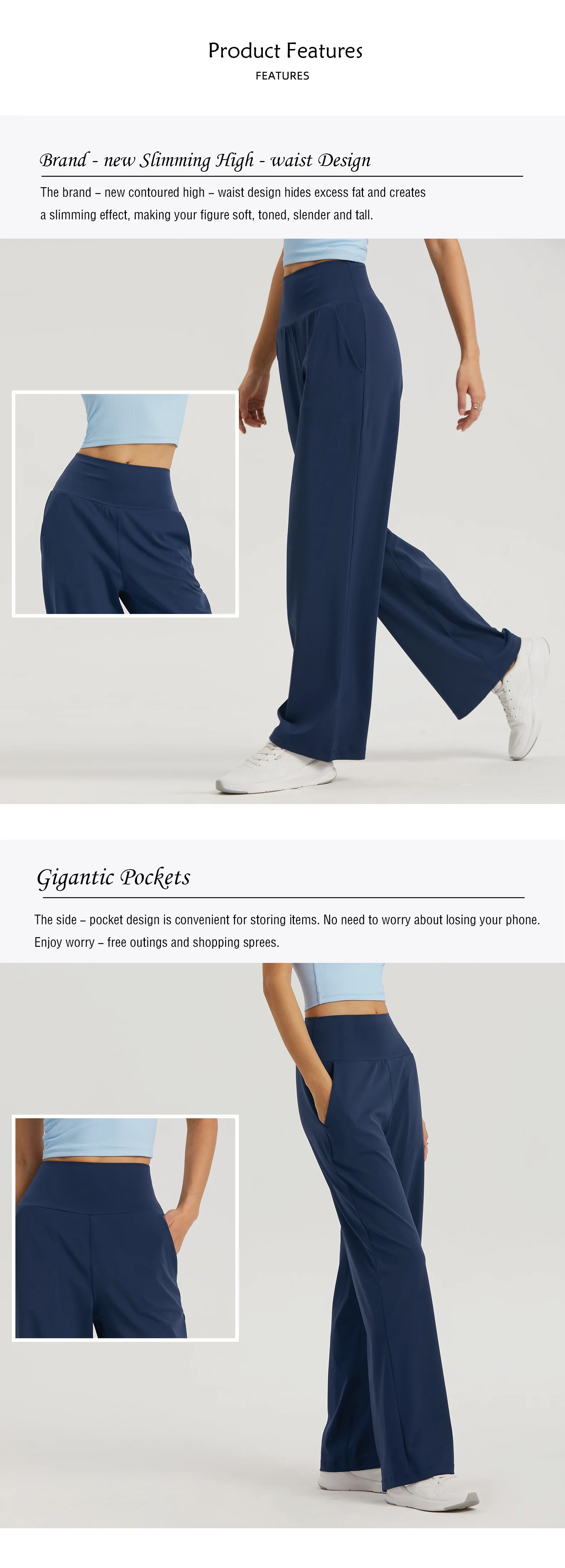 Most Popular Reversible Seamless Yoga Pants with Wide Leg Flared Sports ...