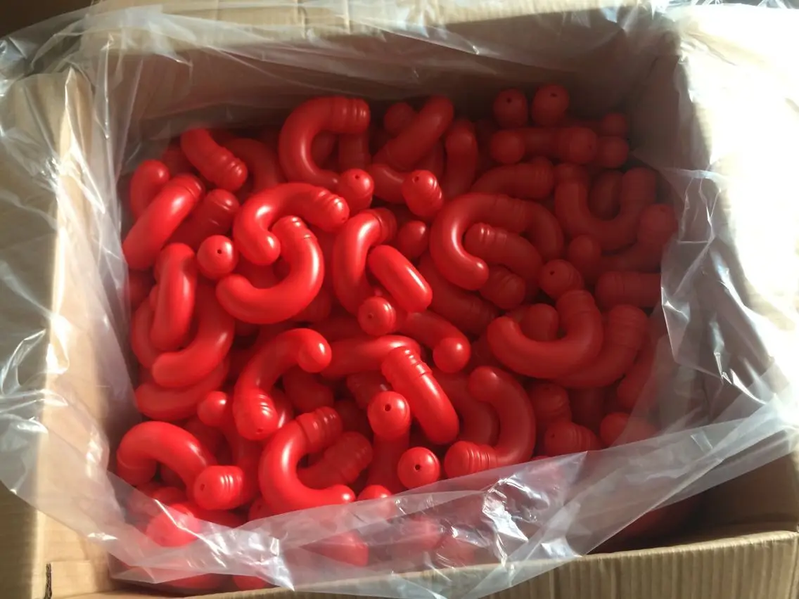 Empty Clear Plastic Holiday Candy Cane Tubes With Red Topper . - Buy ...