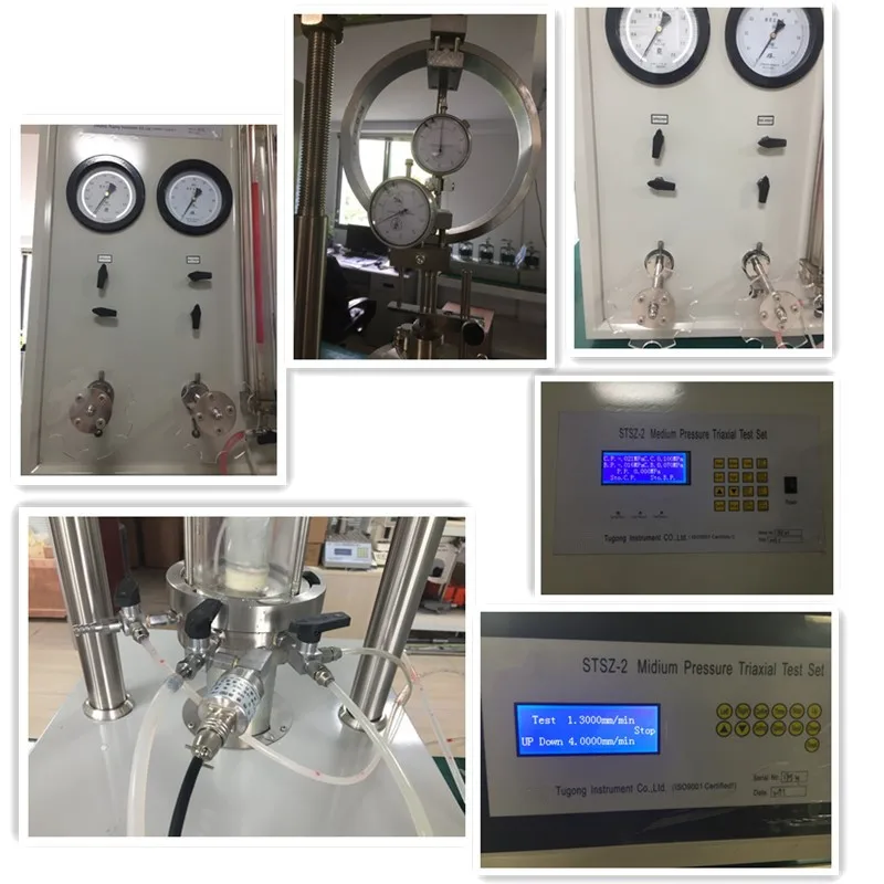 STSZ-2 Soil UCS test Strain Controlled Triaxial Testing Machine ...
