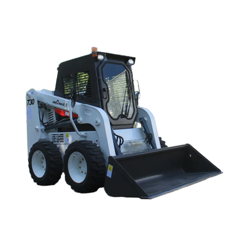 4 Wheels 730kg Shovel Small Sliding Loader Tractor Skid Equipment Newly ...