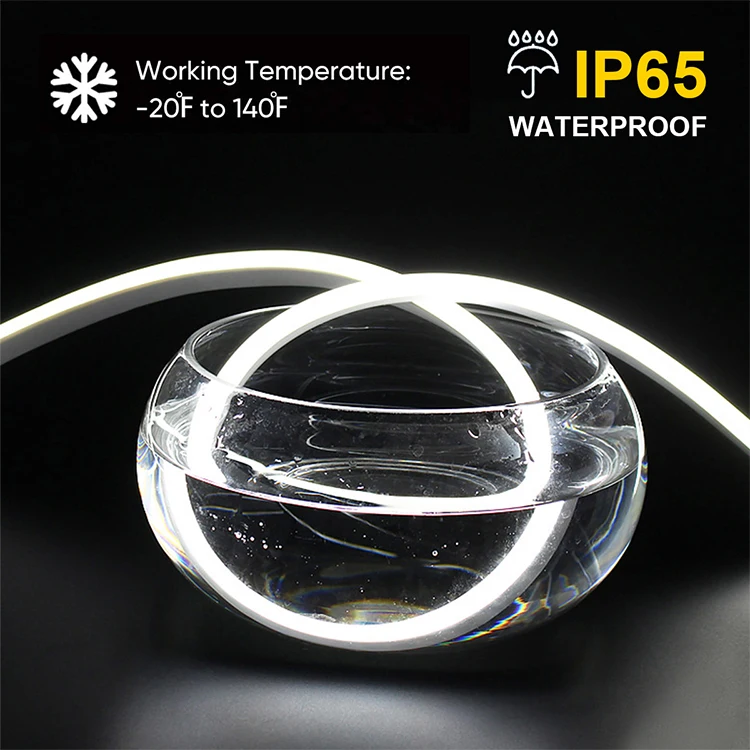 RGB Round LED Neon Light Belt - 360 Degree Luminous Lights
