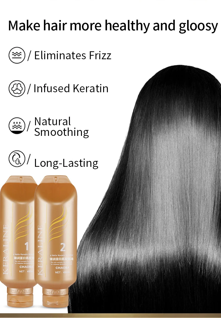 Chaoba Direct Factory Straighten Kit Straight Hair Cream Glue ...