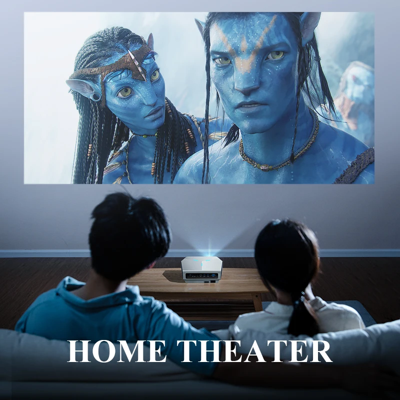Rtako Home Theater Led Window 5000 Lumens Short Throw Holographic 3d Hologram Dlp Android Video ...
