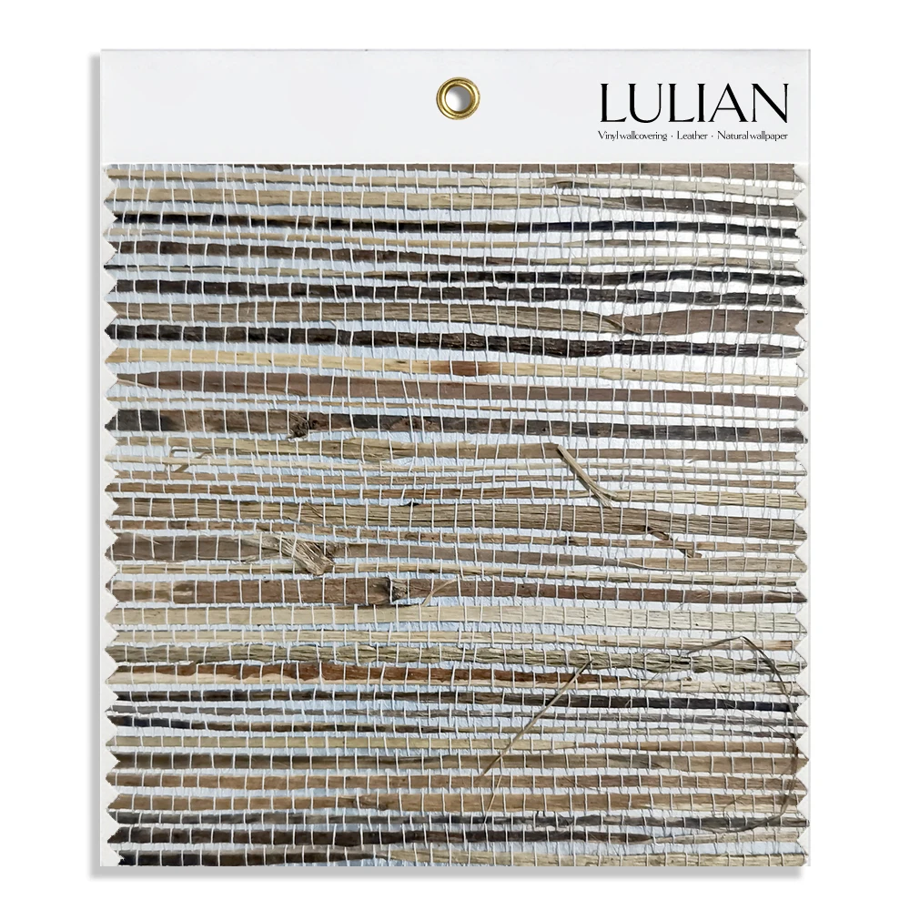 Natural Material Wall Paper Hand Made Natural Plant Grasscloth ...