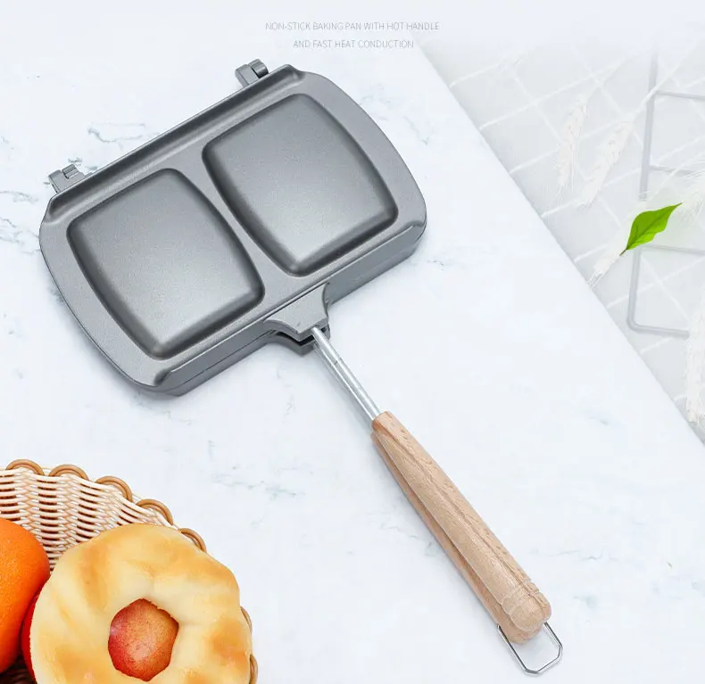 Wholesale Double Head Detachable Sandwich Grill Pan Non-stick Double ...