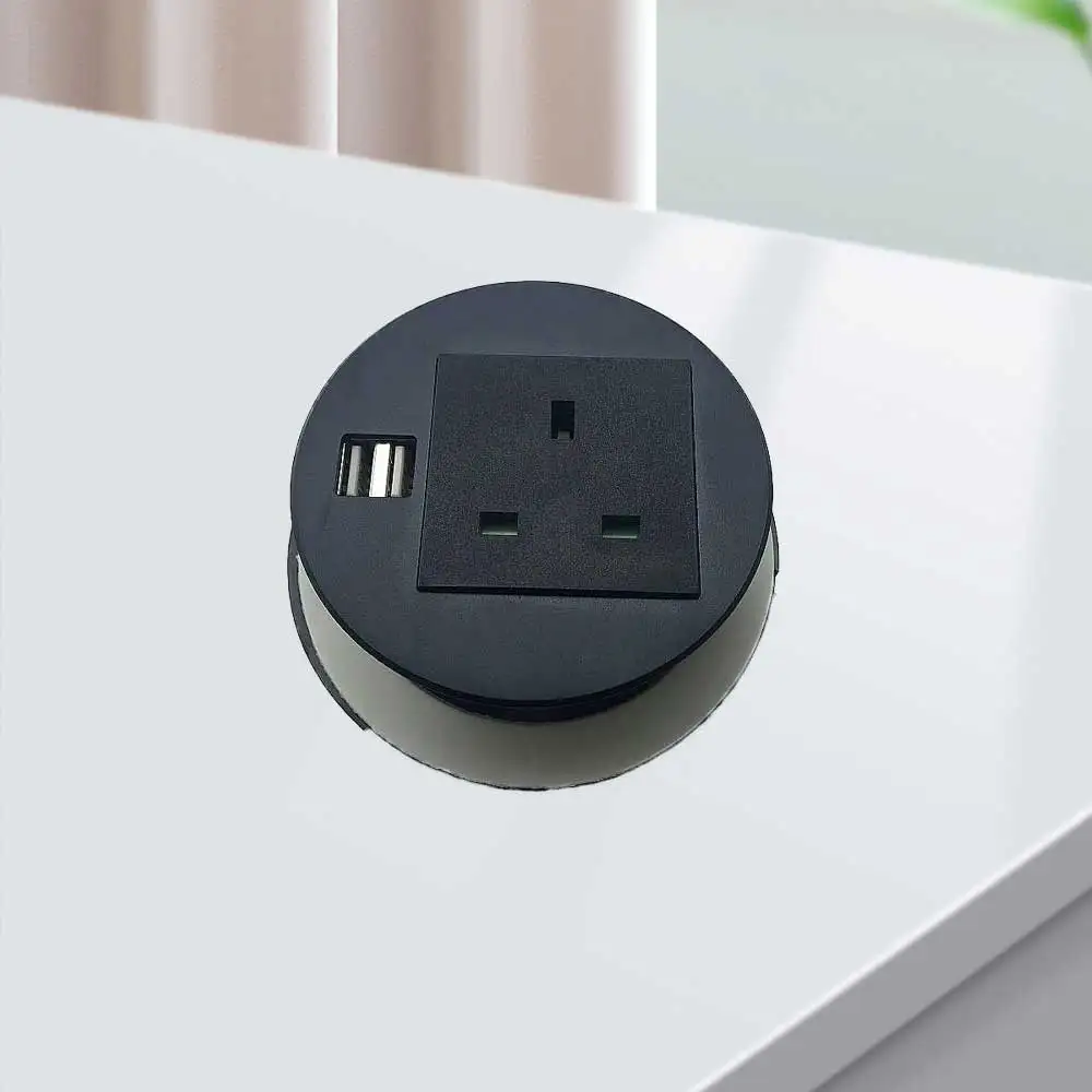 Oswell Desk Electrical Power Usb Rj45 Data Connector And Plug Socket ...