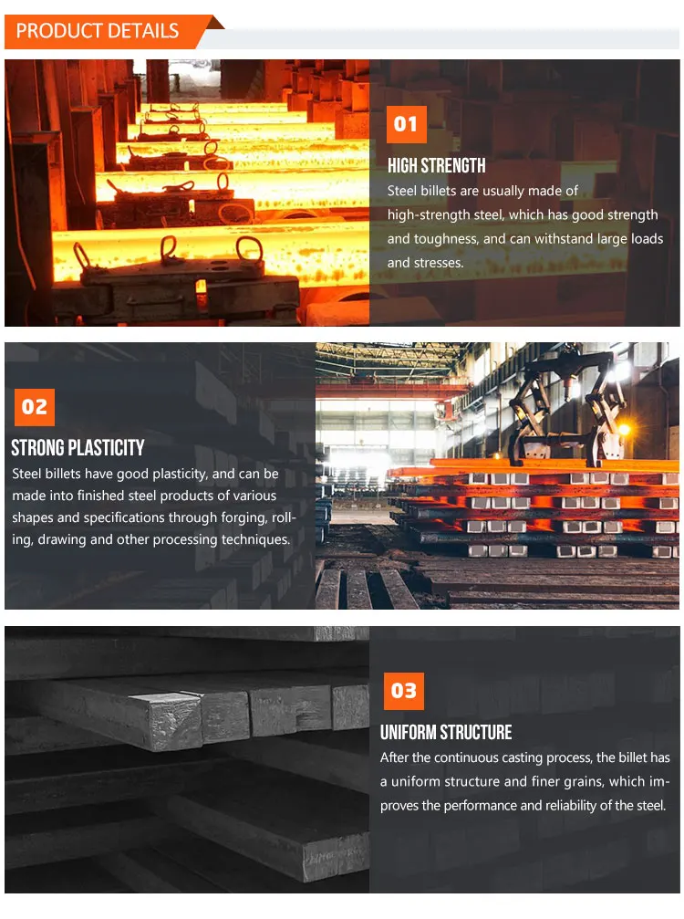 Astm A29 A108 Ss400 Mild Steel Billet Hot Rolled Cold Drawn Carbon ...