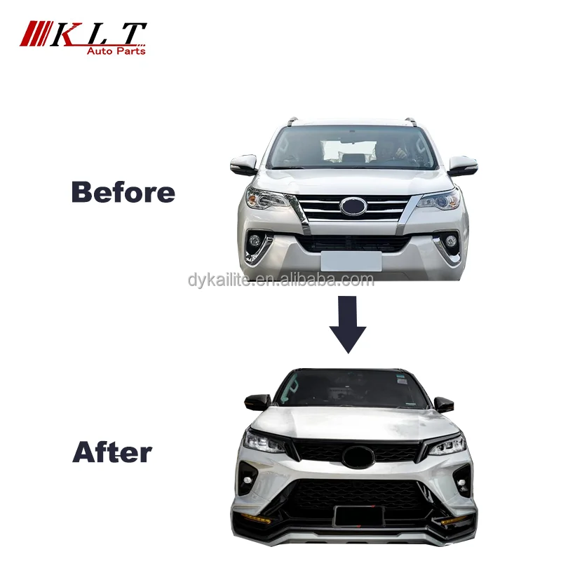 Klt Newest Car Front Bumper Facelift Wide Conversion Bodykit Body Kit ...