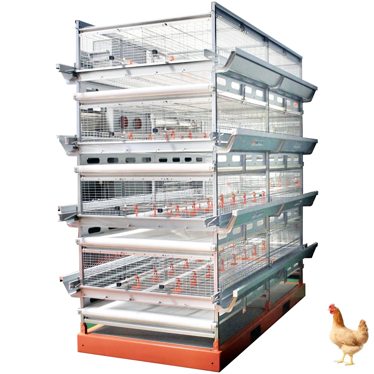 High Quality Broiler Cage New Design Ventilate Battery Cage Automatic ...