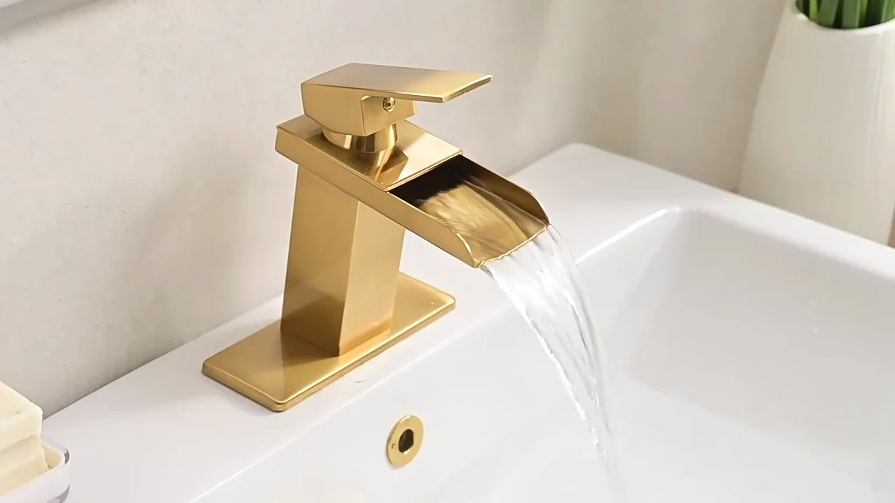 Ware Deck Mounted Square Oil Rubbed Bronze Brass Basin Faucet Bath ...