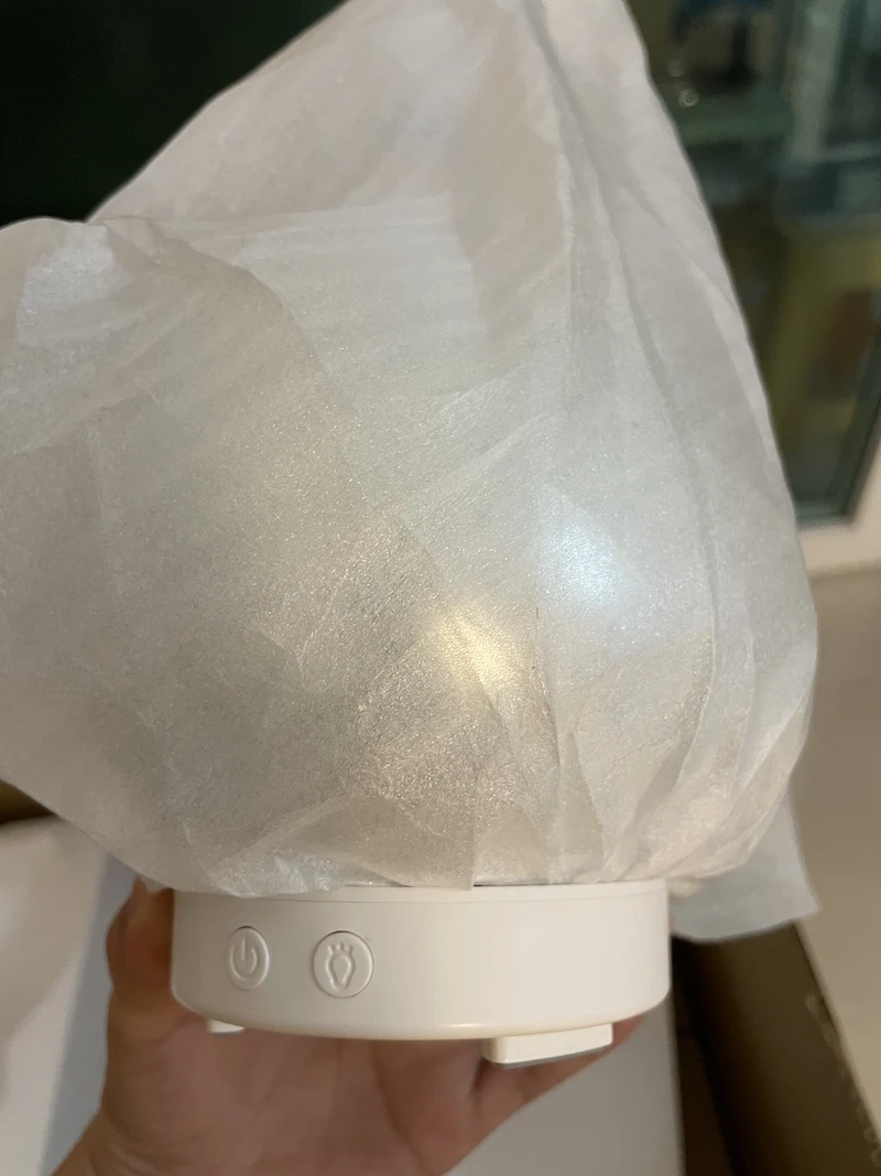 120ml 3d Glass Aroma Defuser Diffusor 3 In 1 Cool Mist Electric Glass ...