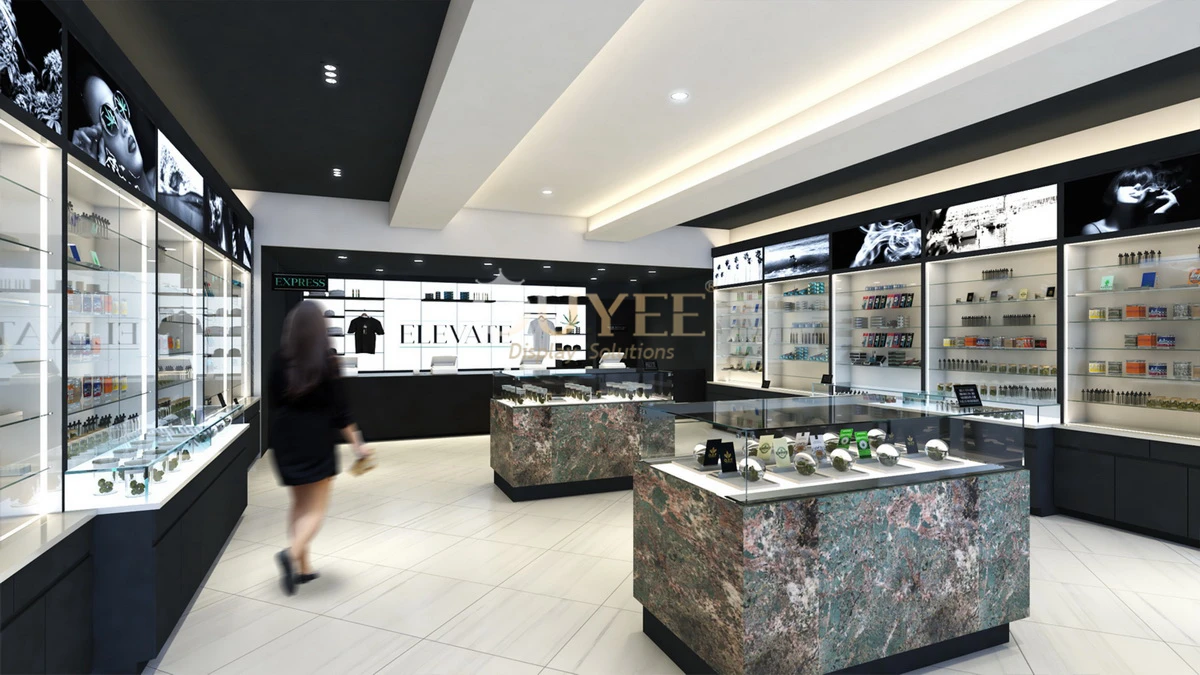 Smoke Shop Interior Design - Showcase & Retail Display