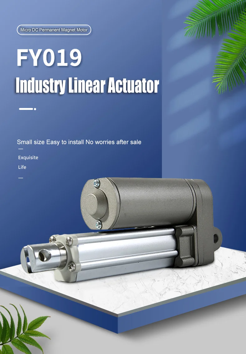 Linear Actuator 2024 Hot Sale Fy019 12v/24v/48v Electric Waterproof ...