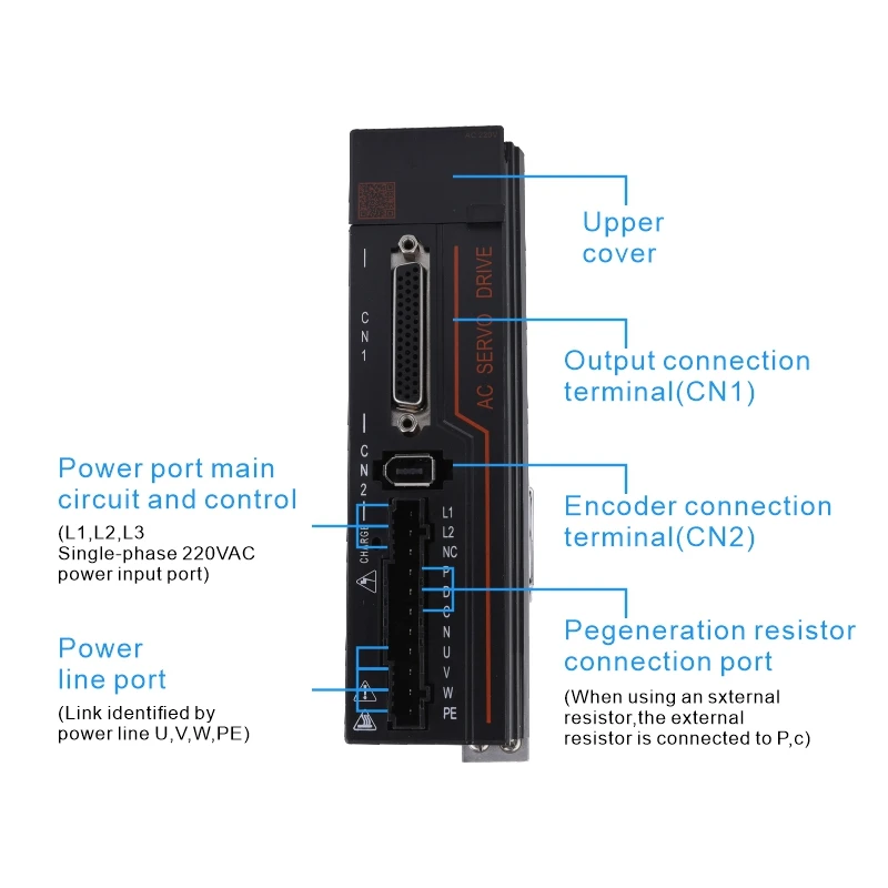 New 90 Series CNC Column Drilling Machine Servo Motor Driver Encoder ...