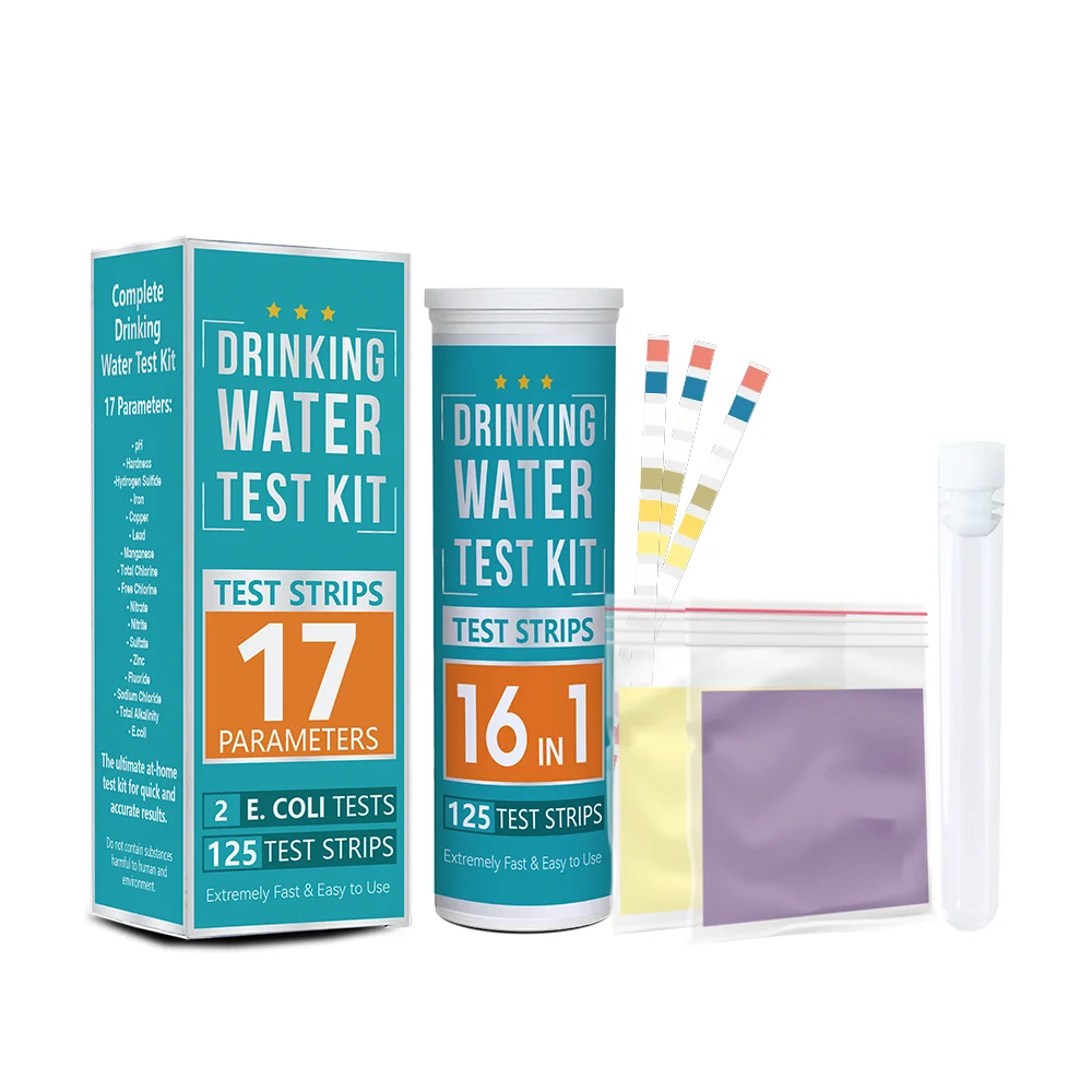 17 Parameters E.coli Test Kit - Heavy Metal Drinking Water Strips