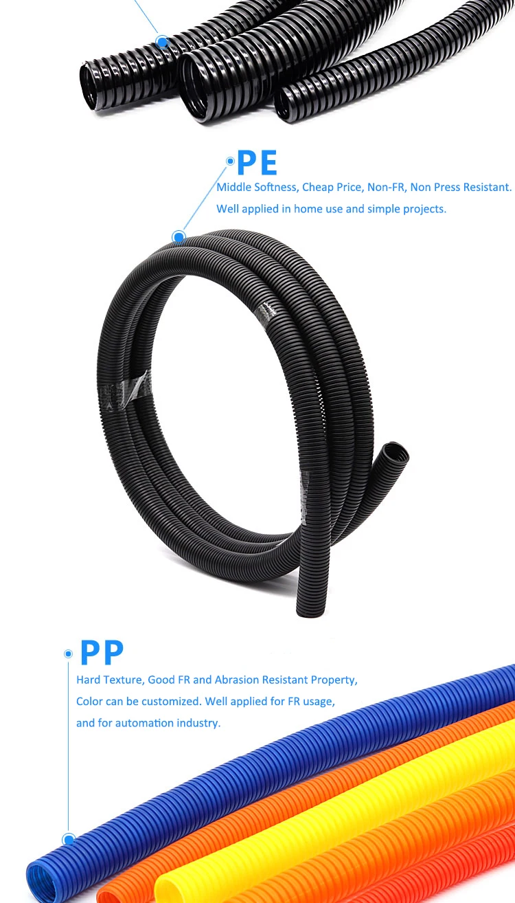Electrical Cable Protection Conduits | Flexible Pa Pp Pe Cable Protection Conduits | Power Cable ...