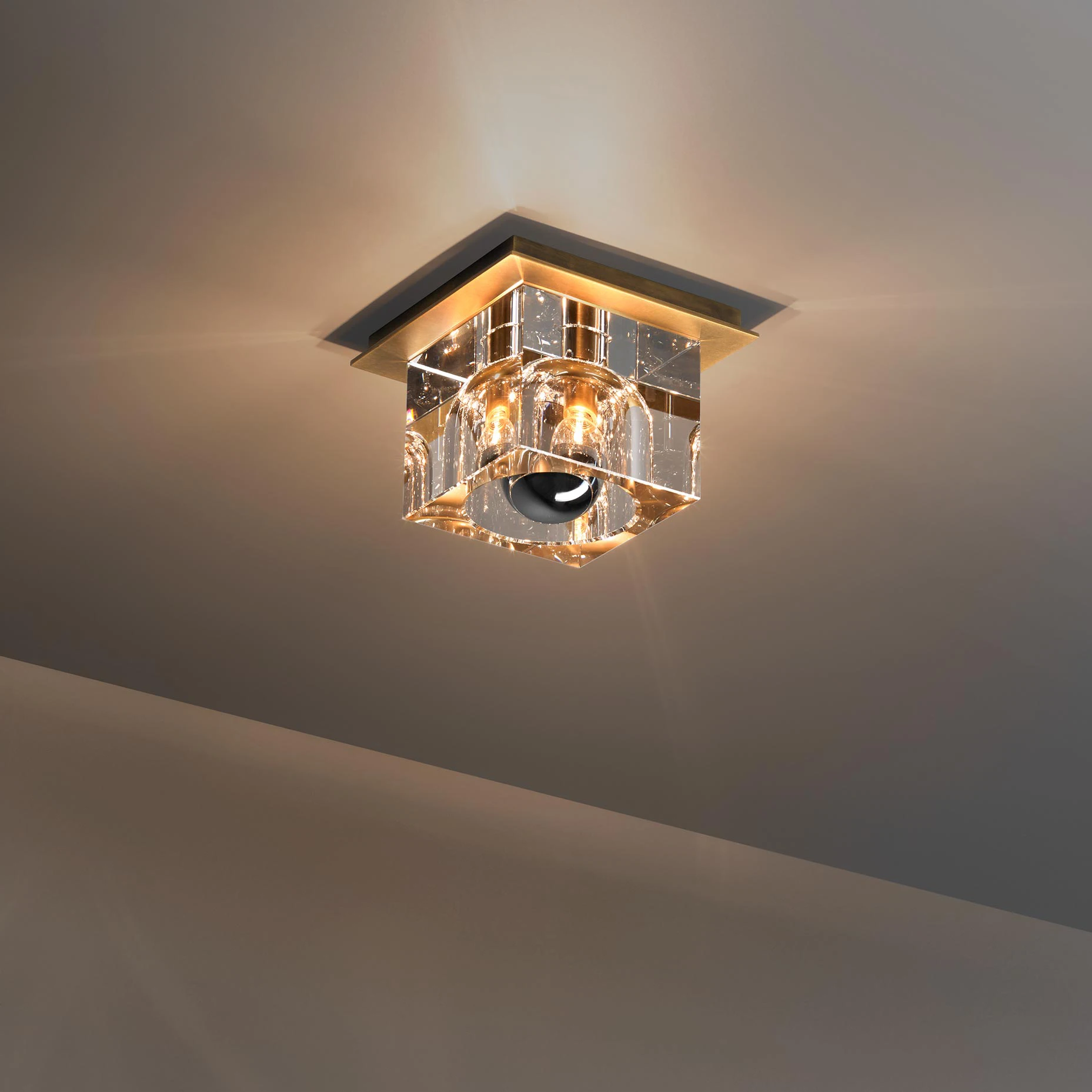 Natural Stone Rock Crystal Lighting Fixtures for Living Room