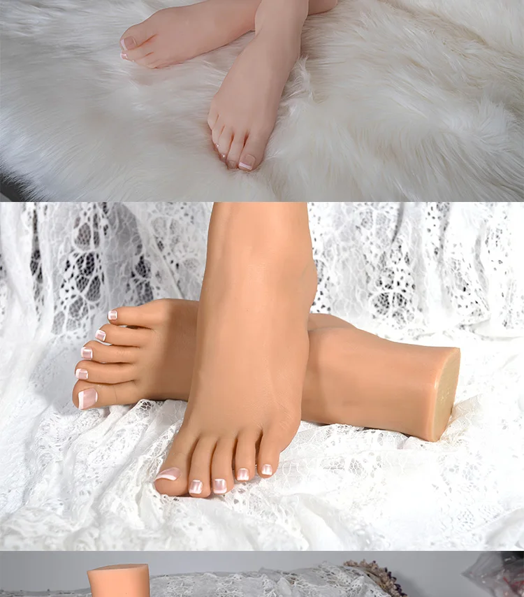 Realistic Silicone Foot Models - Perfect for Jewelry Photography