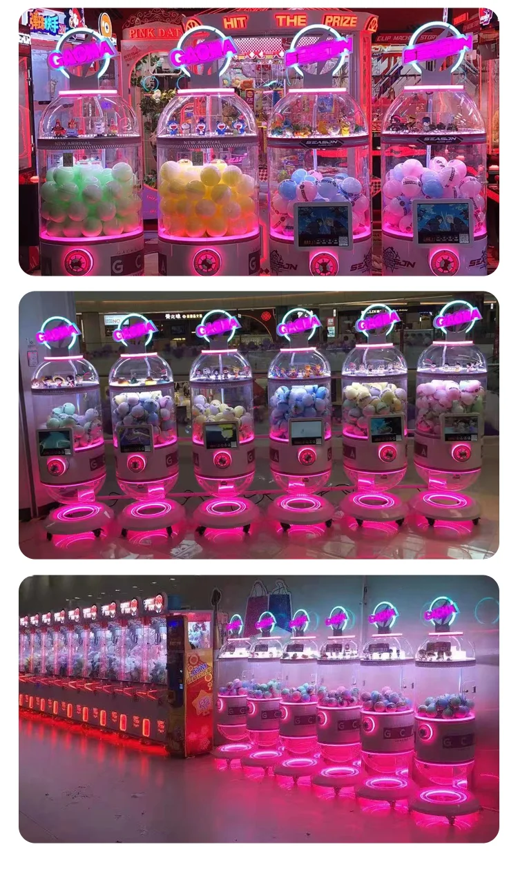 Snowstorm Gachapon Machine - Customizable Capsule Toy Vending
