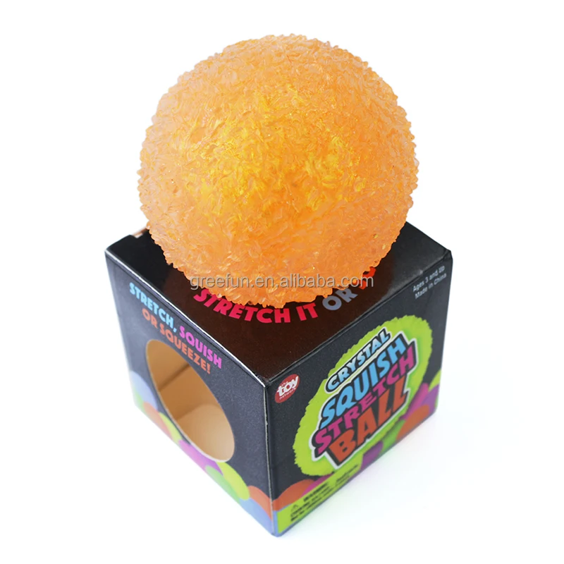 2022 New Crystal Stress Ball Fidget Glitter Ball Super Soft Sensory ...