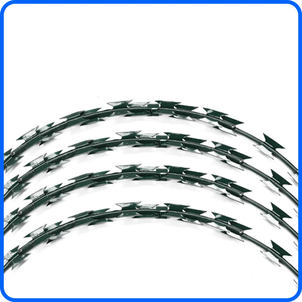 Barbed Concertina Fencing Wire 450mm Diameter Price Razor Barbed Wire ...
