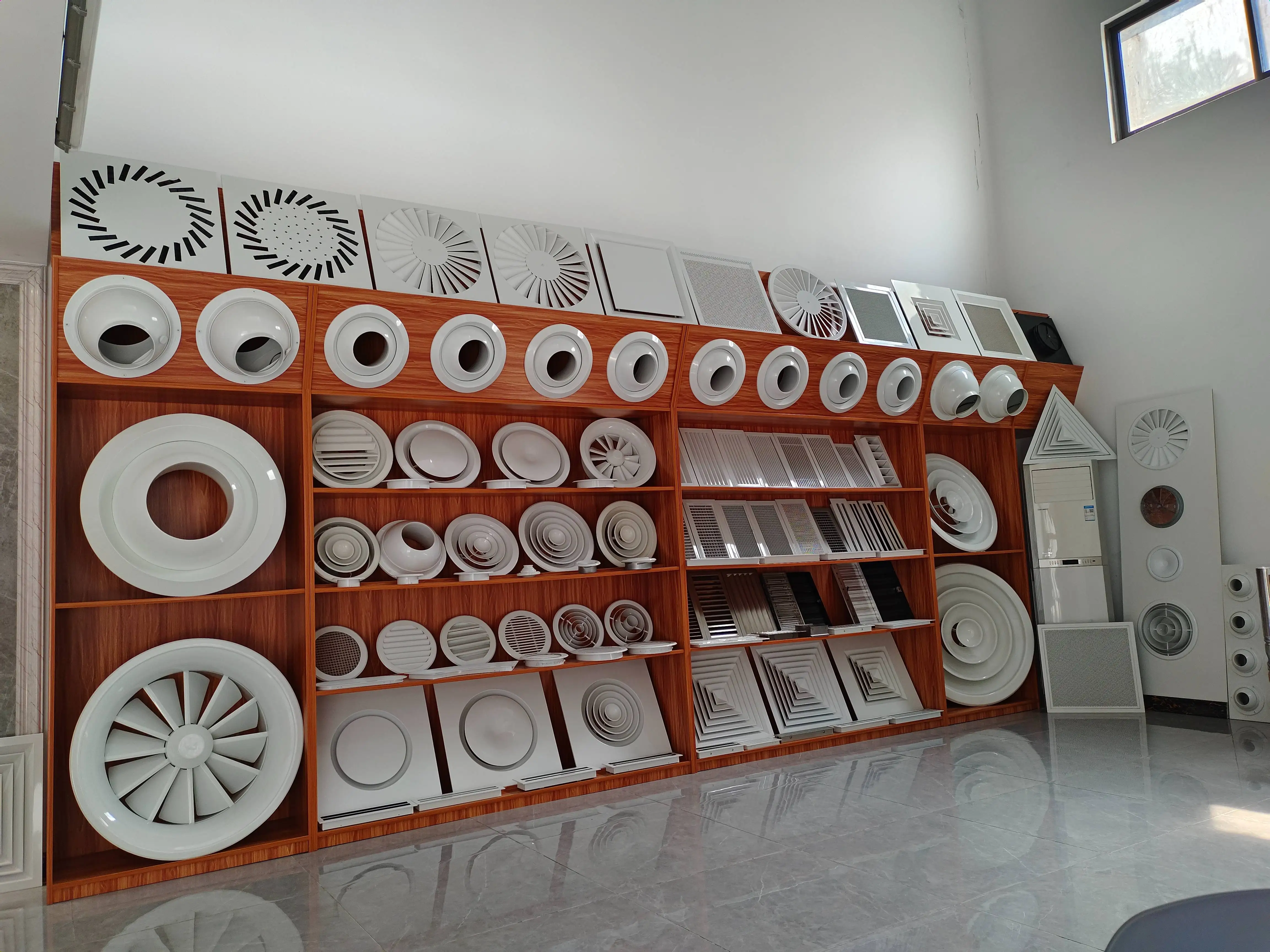Modern Victorian Design 4-Way Aluminum Louver Air Conditioning Diffuser ...