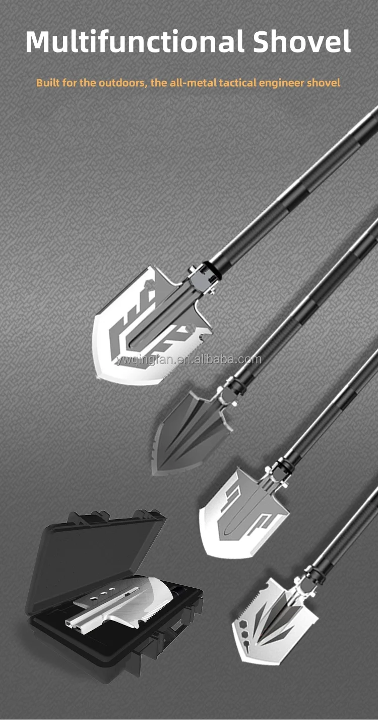 Folding Survival Shovel Multifunctional Camping Shovel - Buy Shovel ...