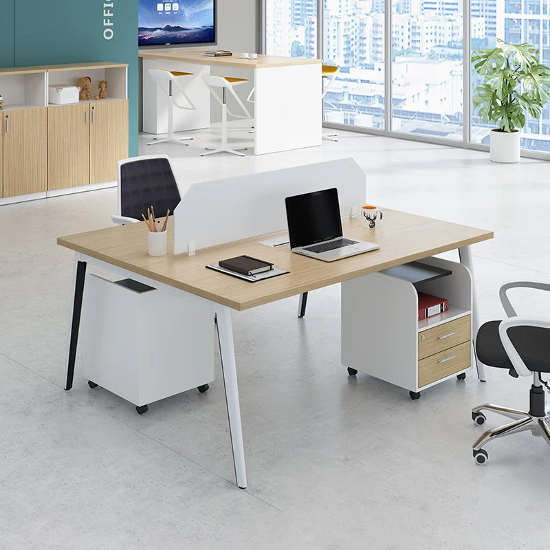 Workbench Cubicle Desk Private Office Furniture Rectangular Wood-based ...