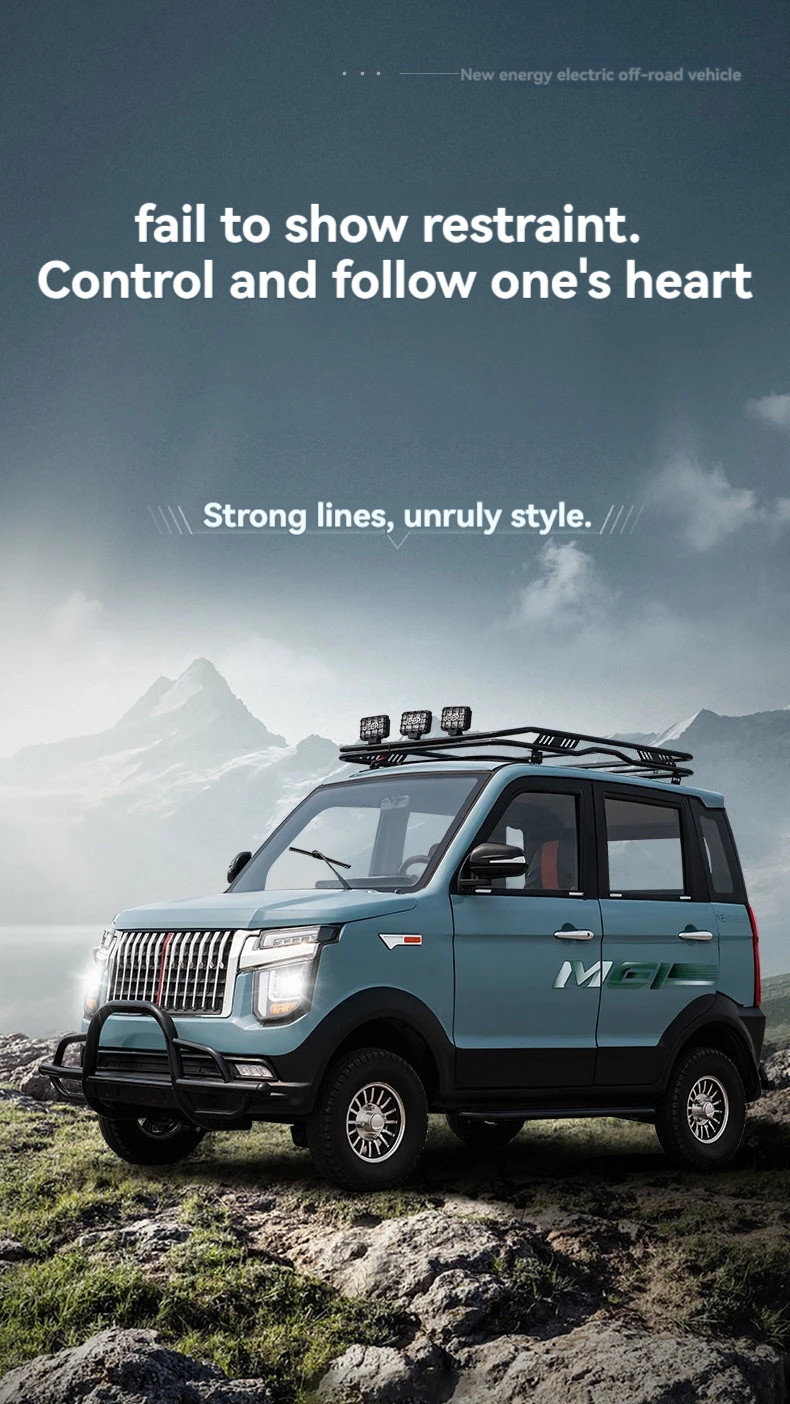 4 Wheel Enclosed Electric Scooter Car Without Driving Licence / Right ...