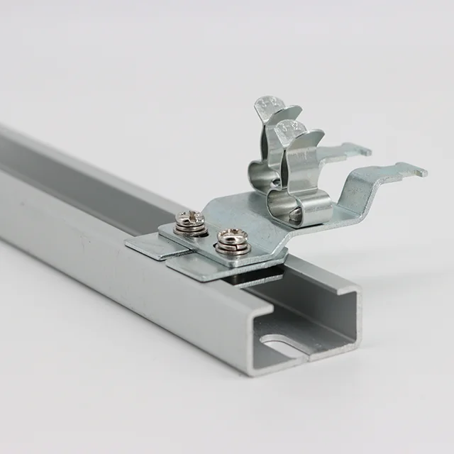 RLFZ/SC Series EMC Cable Shielding Clamps Spring Steel Zinc-plated Clip ...