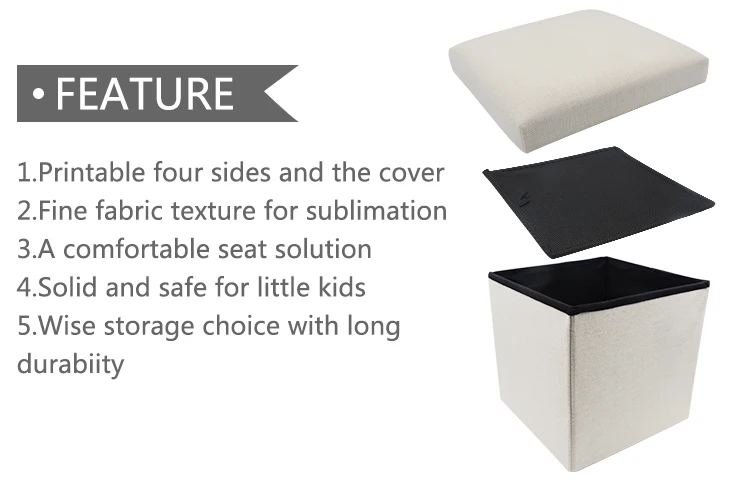 Fashion Blank Sublimation Storage Stool For Kid - Buy Storage Stool ...