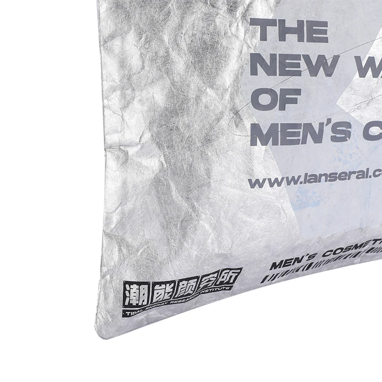 Large Dupont Paper Tyvek Bag Custom Logo Printed White Tyvek Tote Bag ...