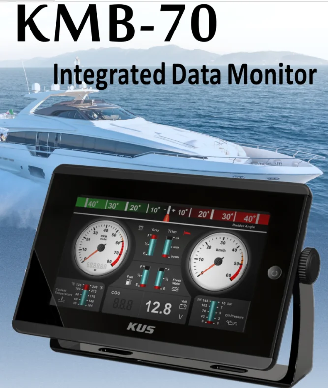 KUS Boat Multi-Function Gauge with LCD Screen - NMEA2000