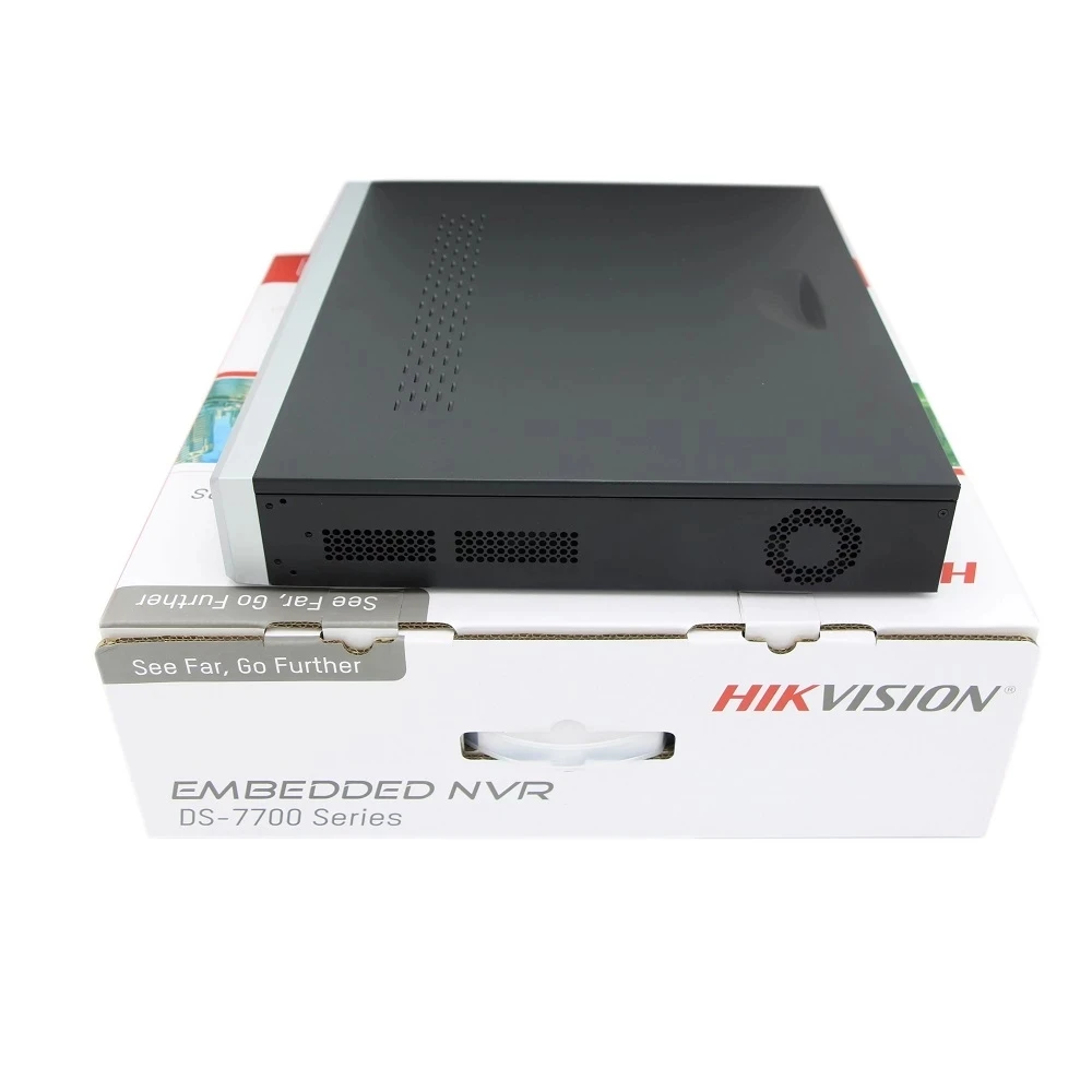 Hik Nvr 32ch Poe Ds-7732ni-k4/16p H.265+ 8mp Two-way Talk Cctv Security ...