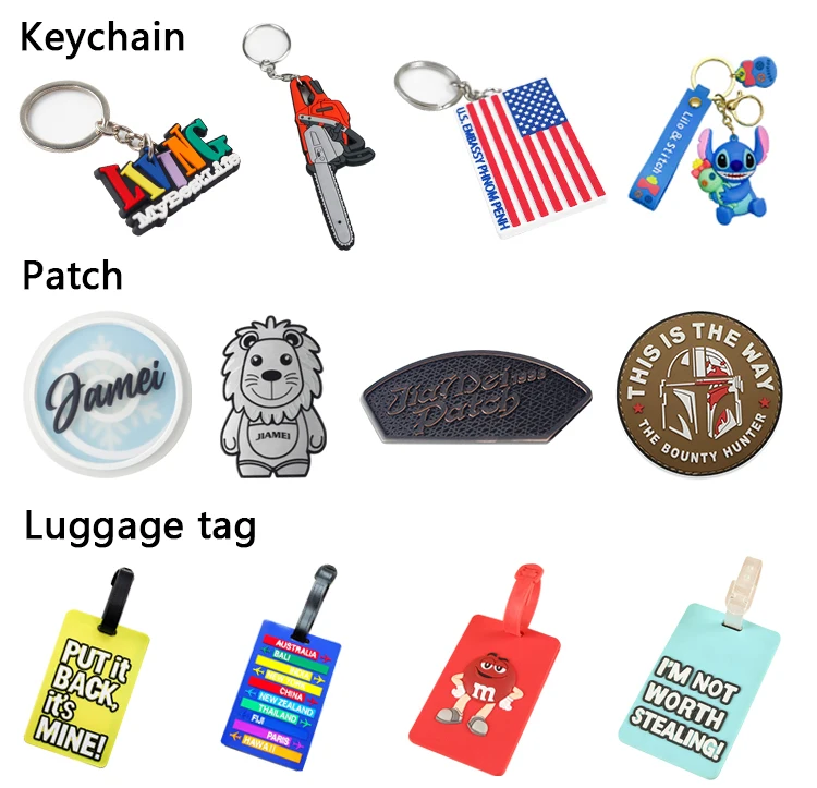 Custom 2d Soft Pvc Keychain Logo Silicon Keychains Silicone Keyring ...