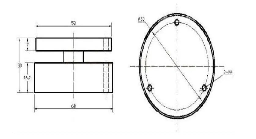 CALT 10T Load Cell - Precision Force Sensor for Weighing