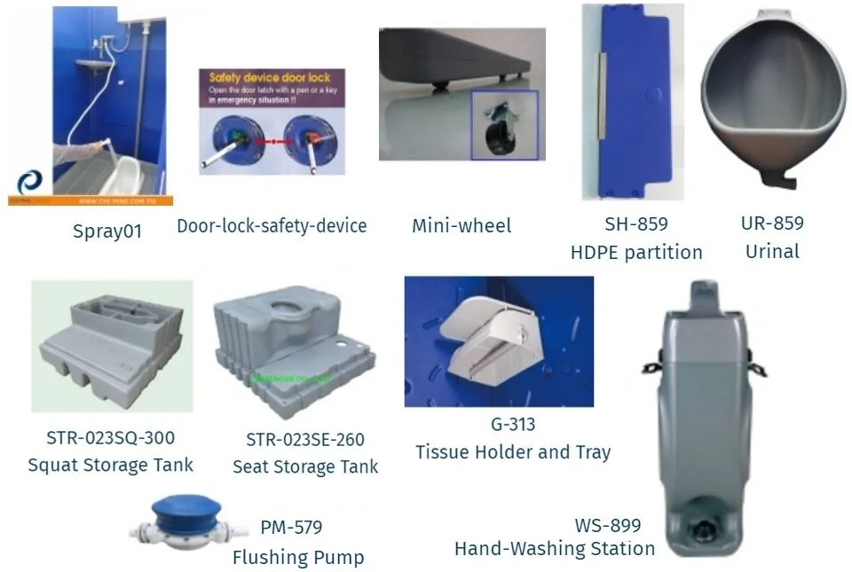 Acid and Alkali Resist Wall Mounted Plastic Urinal