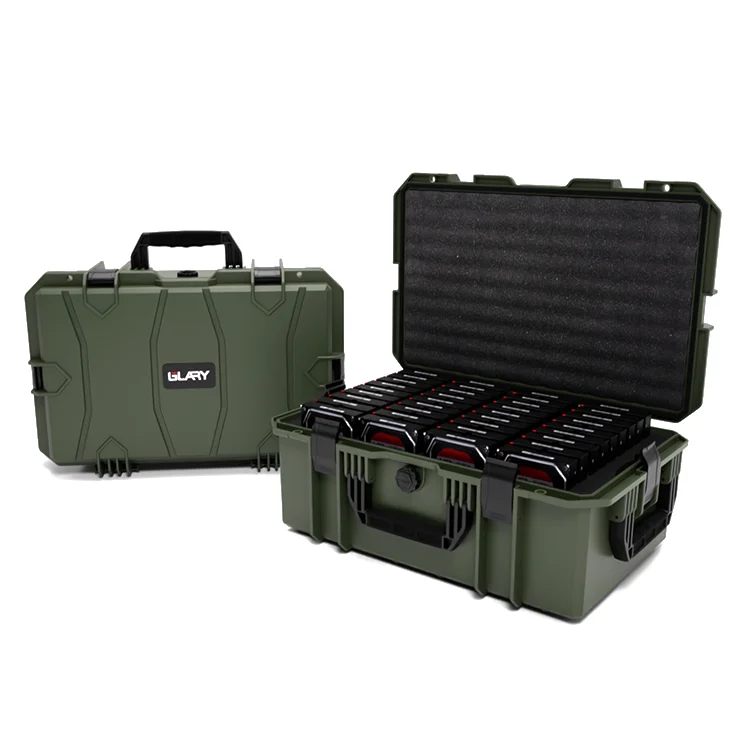 GLARY heavy duty hard drive case box durable plastic hard drive ...