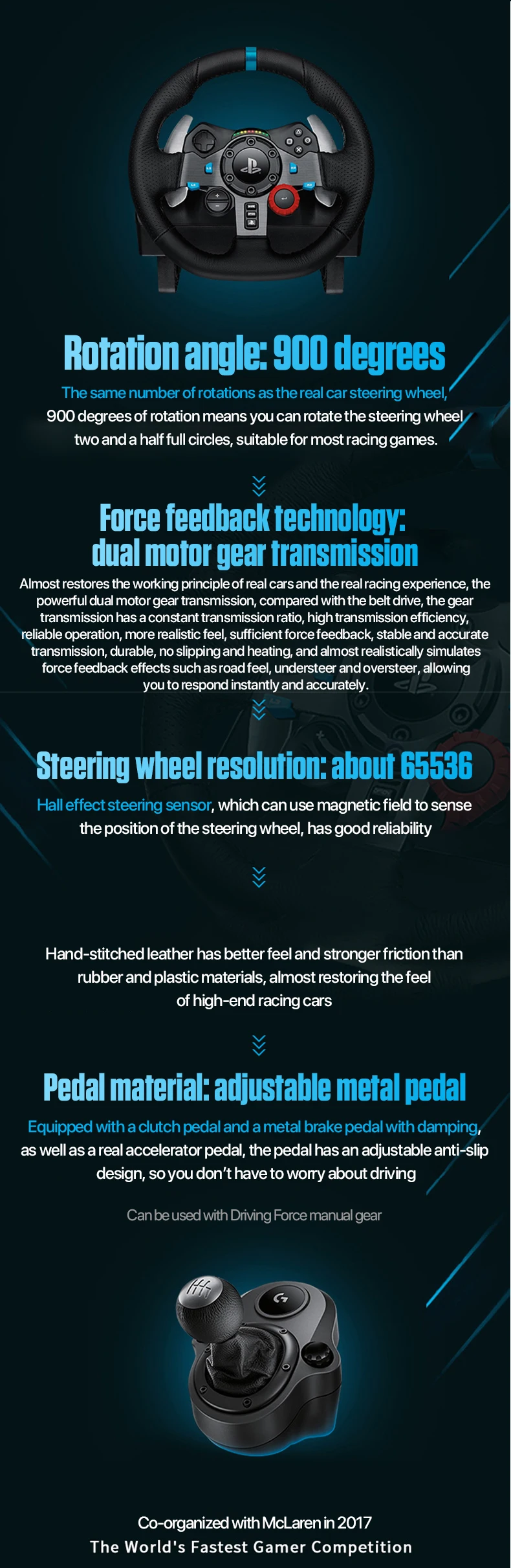 Logitech G29 Steering Wheel Driving Force Race Wheel Logitech G Driving ...